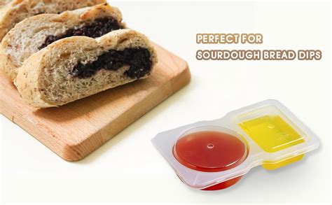 Mactano 20 Sets Condiment Container With Lid Disposable Mactano 20 Sets Condiment Container With Lid Disposable