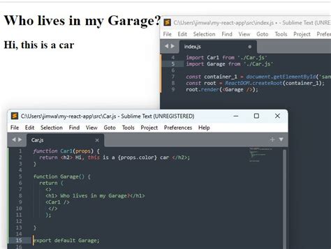 Import Component From Anther File In React Jay Wang