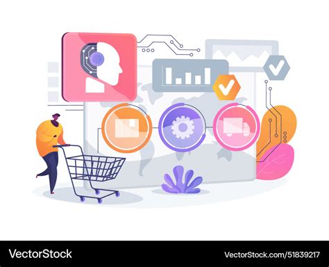 Ai Driven Inventory Automation Abstract Concept Vector Image