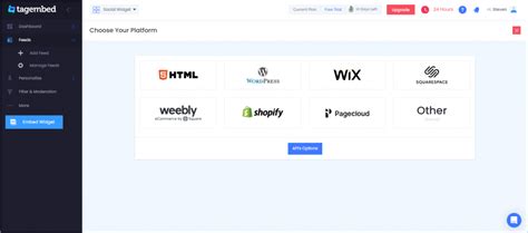 how to embed linkedin feed on pagecloud website tagembed support