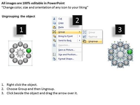 PowerPoint Presentation Diverging Processes Business Circular Flow Slides