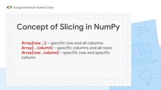 Getting Started With Numpy And Pandas Pptx Programming Languages Computing