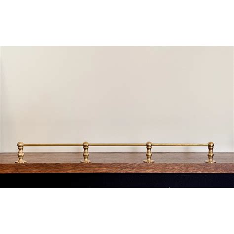 Brass Gallery Shelf Rail Unlacquered The Brass Addict