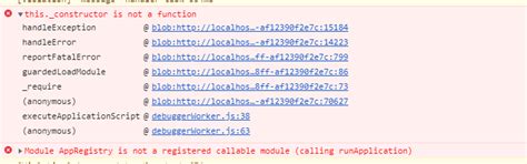 React Native Chrome Debugger Ui Constructor Is Not A Function · Issue