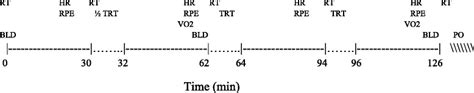 Schematic Of Exercise Protocol Mean ± Sd Rt Auditory Response Time