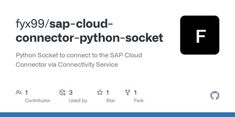 Github Fyx99 Sap Cloud Connector Python Socket Python Socket To Connect To The Sap Cloud