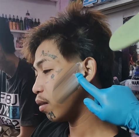 Netizens Express Dismay After An Artist Tattooed His Clients Face With