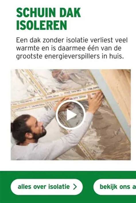 Schuin Dak Isoleren Aanbieding Bij Gamma