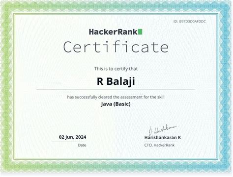 R Balaji On Linkedin I Very Happy To Show I Got Certificated In Java