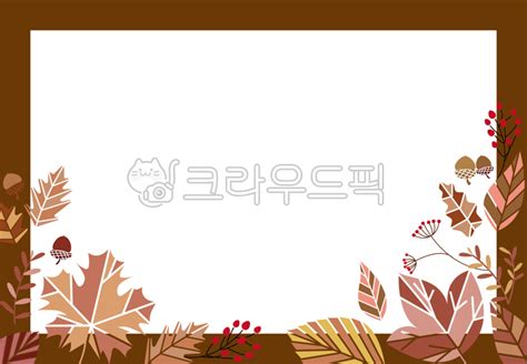 가을 가을프레임 가을테두리 테두리 프레임 사진이미지일러스트캘리그라피 Lalajean작가