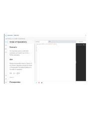 Lab A Finished PNG CENGAGE MINDTAP C Lab Activity A Order Of Operations EU Order