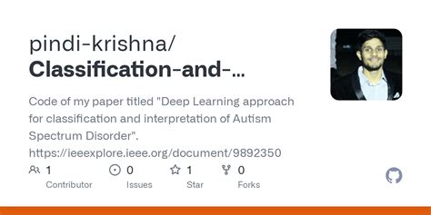 Github Pindi Krishnaclassification And Interpretation Of Asd Code