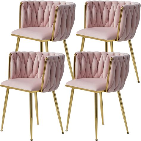 Upholstered Dining Chairs Set Of 4 With Arms