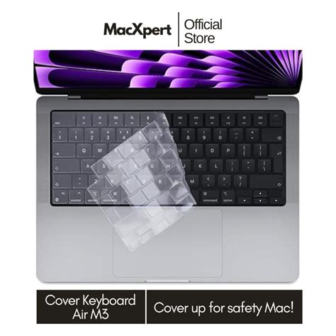 Macbook Cover Keyboard Protector Air M3 13 Inch A3113 2024 Shopee Malaysia