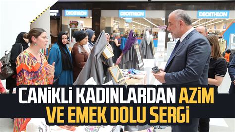 Canikli kadınlardan azim ve emek dolu sergi Samsun Haber Samsun Son Dakika Haberleri