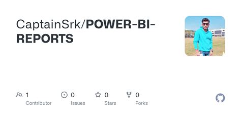 GitHub CaptainSrk POWER BI REPORTS