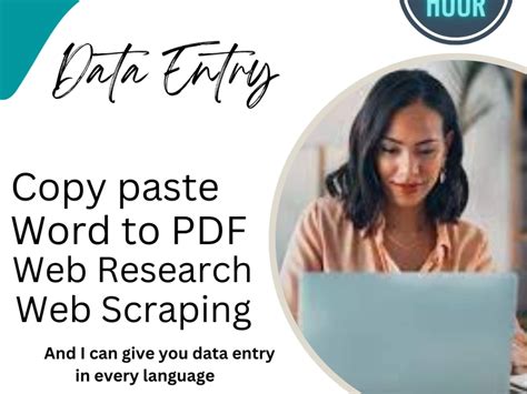 Accurate Data Entry Virtual Assistant Web Scraping Web Research Upwork