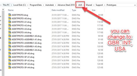 Solved Location Of Advance Steel Prototype Autodesk Community