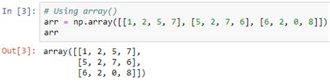 Creating Basic NumPy Arrays AI Planet Formerly DPhi