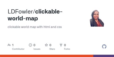 GitHub LDFowler Clickable World Map Clickable World Map With Html And Css