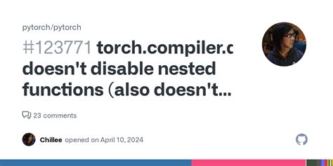 Pilerdisable Doesnt Disable Nested Functions Also Doesnt Work As A Context Manager