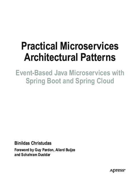 pdf practical microservices architectural patterns
