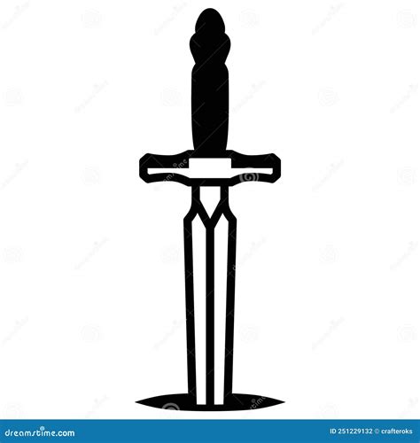 Sword Buried Sword Svg Dxf Png Cricut Silhouette Cameo Eps Cut File Clipart Instant