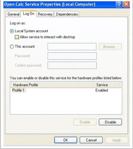 Allow Windows Service To Interact With Desktop