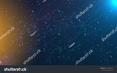 Network With Connected Nodes Technology Concept