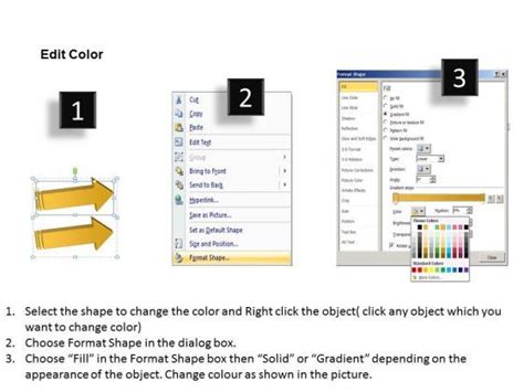 D Stages Parallel Arrow Workflow Diagram Simple Business Plans PowerPoint Templates