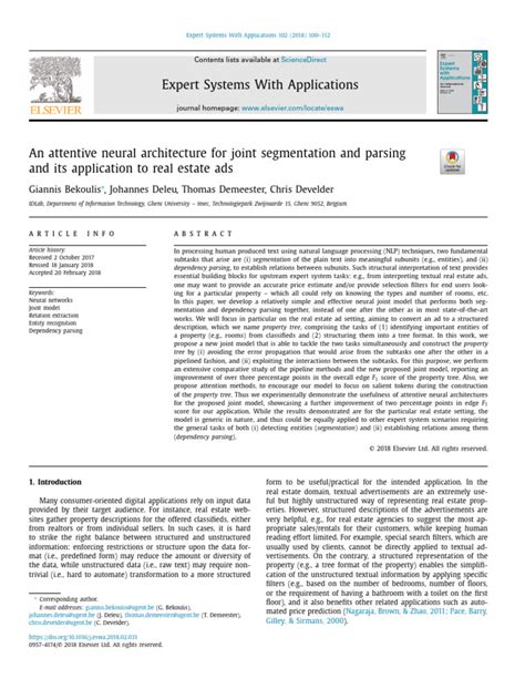 An Attentive Neural Architecture Pdf