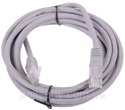 Кабель LAN CAT Витая Пара Ethernet Patch Cord RJ45 5 Метров (ID ...
