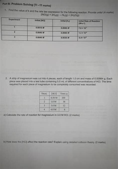 Solved Part B Problem Solving T1 11 Marks 1 Find The