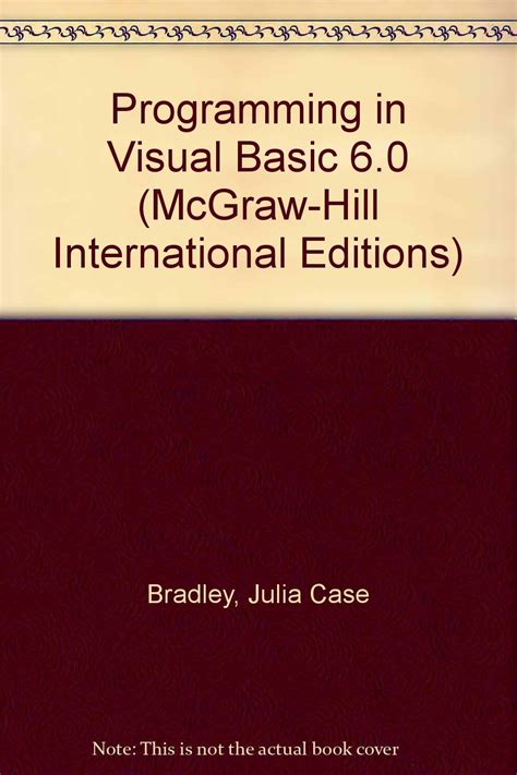 Programming In Visual Basic 60 Mcgraw Hill International Editions
