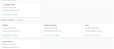 Vsphere 67 Certificate Issue Vsphere