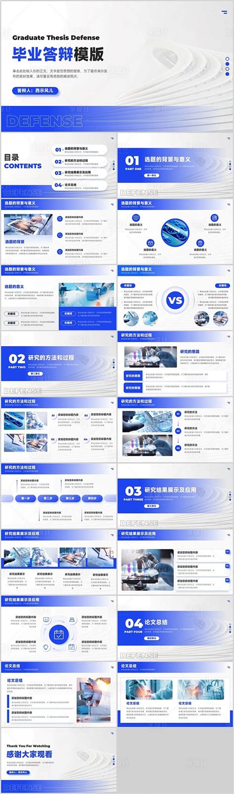 毕业答辩ppt 源文件