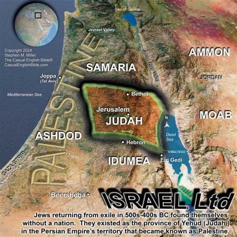 Zechariah Bible Maps Casual English Bible