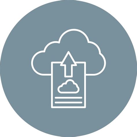 Premium Vector A Gray And White Picture Of A Cloud With An Arrow Pointing Up