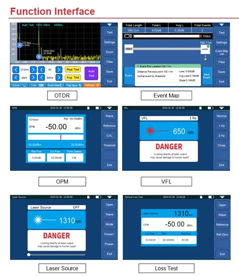 Mini Otdr Tm292 Smart Fiber Optic Tester For Fttx