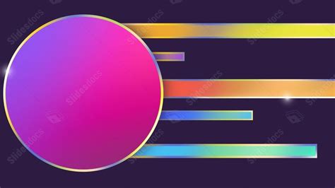 Geometric Shapes Colorful Gradient Powerpoint Background For Free