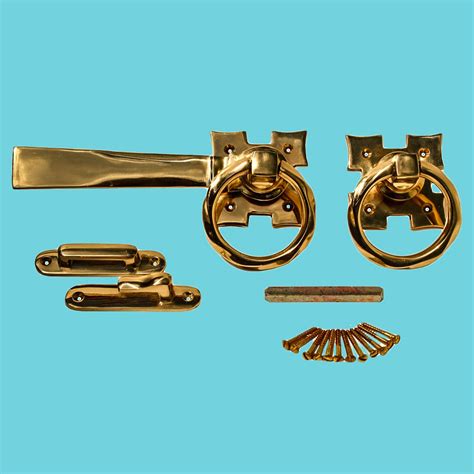 Renovators Supply Door Lock Latch 7 14 Polished Brass Gate Latch