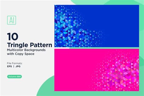 Vibrant Triangular Pattern Background Multi Colors 4526843