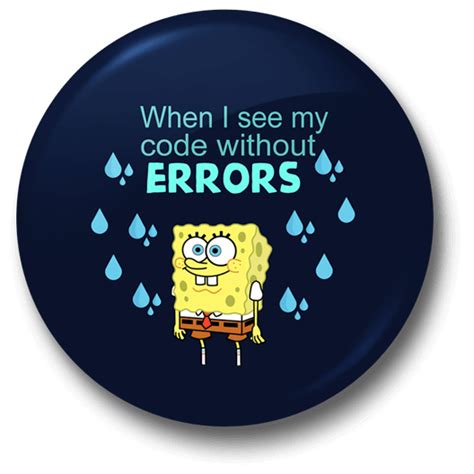 Code Without Errors Badge Just Stickers Just Stickers