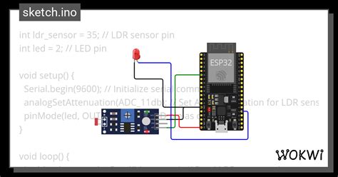 Razan 11 Mit Ldr Sensor Wokwi Esp32 Stm32 Arduino Simulator