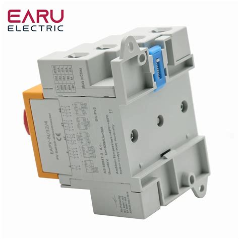 Din Rail Solar Pv Dc 4p 32a 1000v Rotating Handle Isolator Rotary Swit 54 Energy Renewable