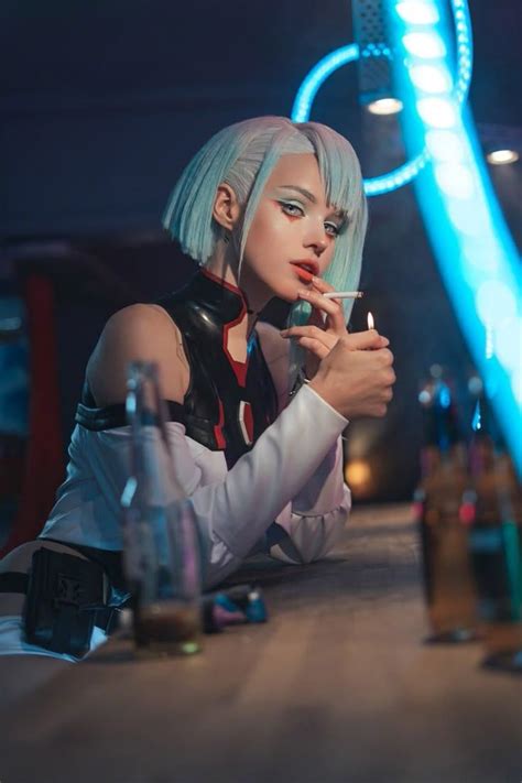 Lucy Cosplay Anime Cosplay Girls Cyberpunk Cosplay Cyberpunk Punk Girl Cosplay Makeup