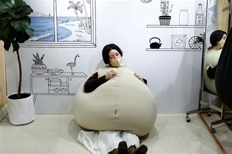Chill Out Anywhere With Japans ‘wearable Beanbag The Straits Times