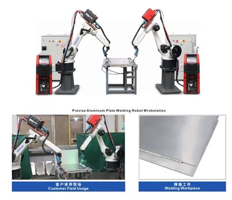 Mig Tig 6 Dof Arc Welding Robot 6 Axis Ac Servo With Slideway Rail