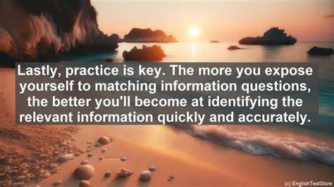 Top 10 Methods For Tackling Matching Information Questions In Toefl Ibt Reading