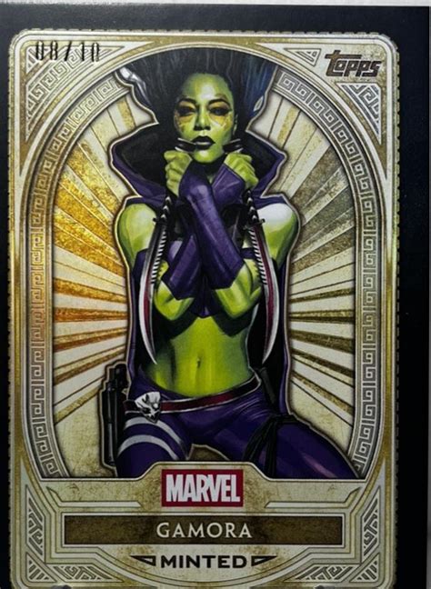 Gamora Black Foil 93 Prices Marvel 2025 Topps Mint Marvel Cards